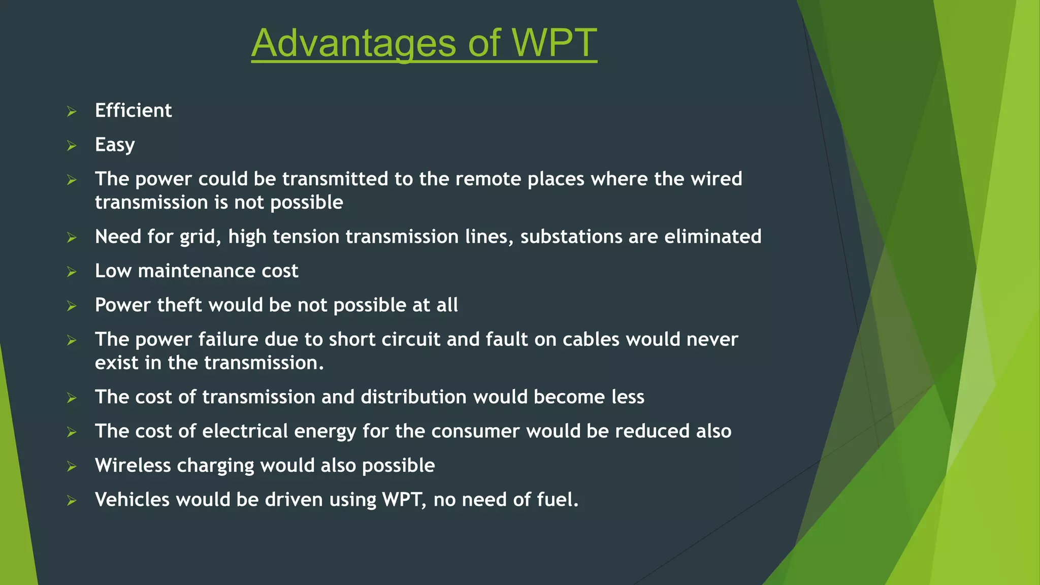 WIRELESS POWER TRANSMISSION USING MICROWAVE | PPTX