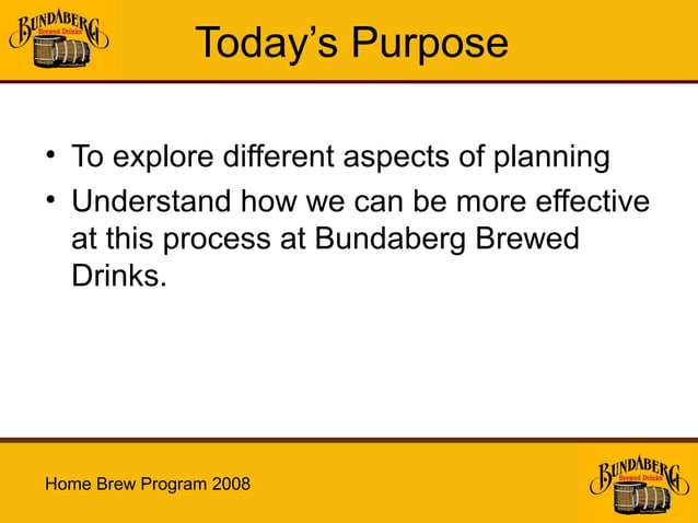 BBD Home Brew - Intro to Planning DVD.ppt