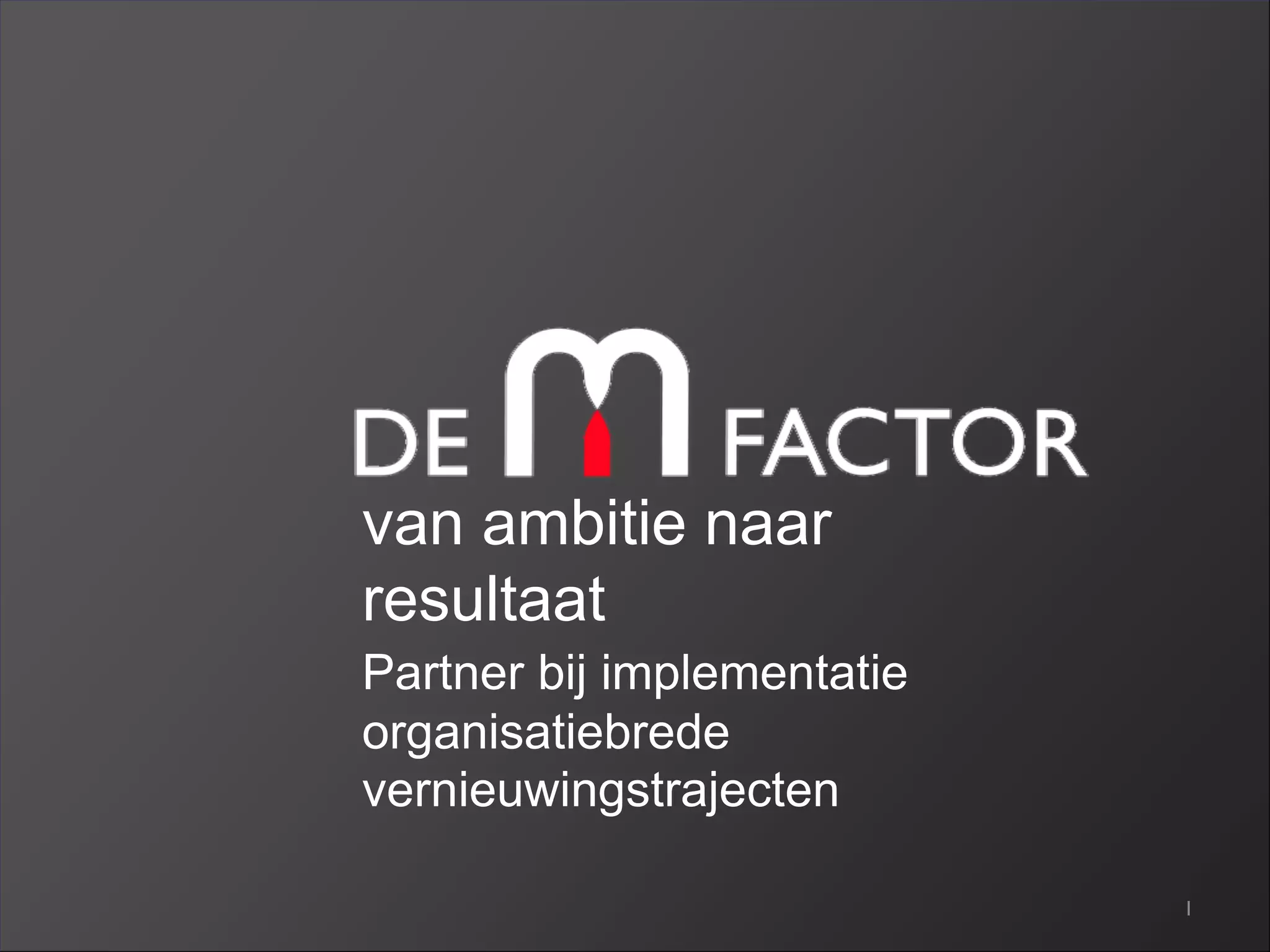 De M Factor Business sheets | PPT
