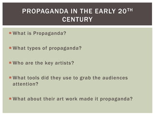Propaganda Power Point | PPTX