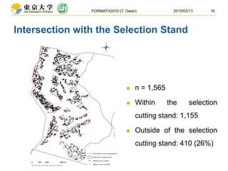 Using global positioning system (GPS) technology for tree marking in a ...