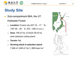Using global positioning system (GPS) technology for tree marking in a ...