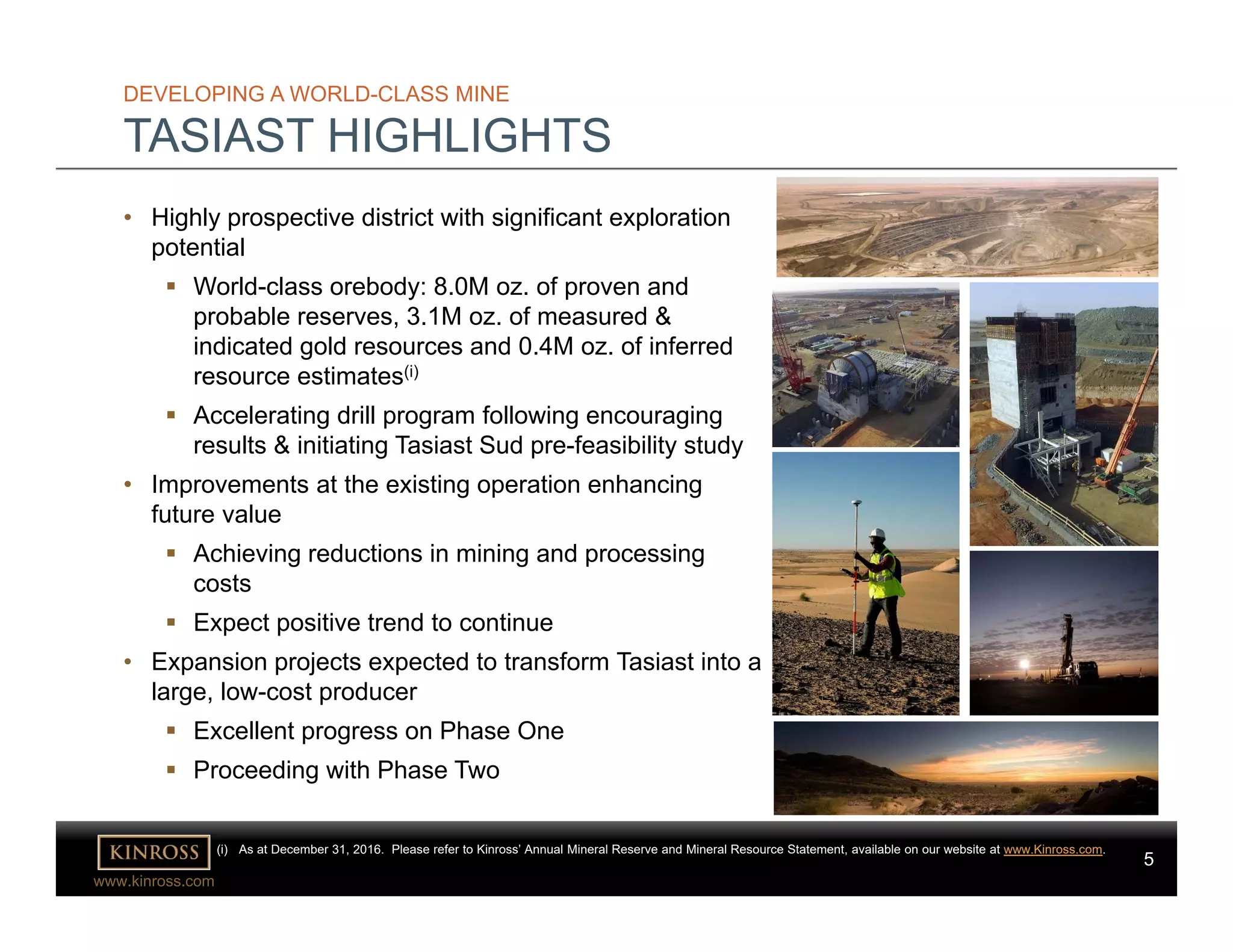 100317 tasiast mine tour presentation final | PDF
