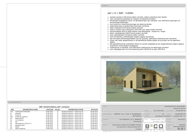Rubber House Almere - bouwaanvraag | PDF