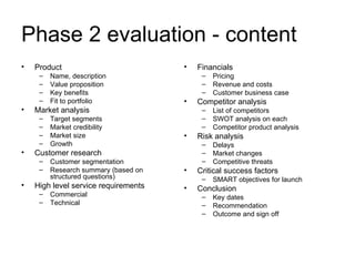 1003 Product Evaluation Framework | PPT