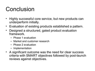 1003 Product Evaluation Framework | PPT