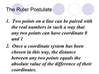 1003 segment and angle addition postulate and more | PPT