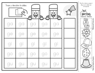 ejercicios de Trazo de silabas que mejoran la escritura y lectura | PPT