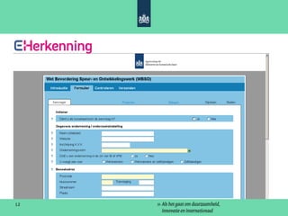 Voorlichting WBSO aan intermediairs | PPT | Business and Finance