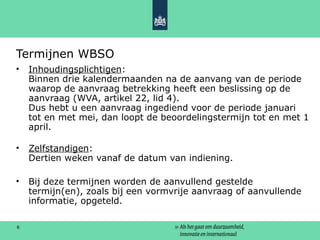Voorlichting WBSO aan intermediairs | PPT | Business and Finance
