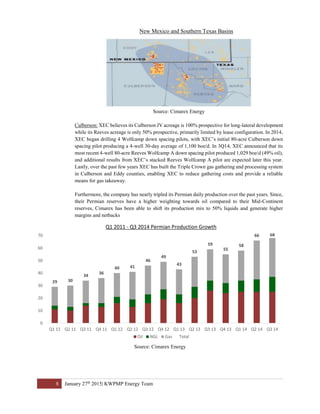 Cimarex Energy Buy Report | PDF | Stocks and Bonds | Personal Investing