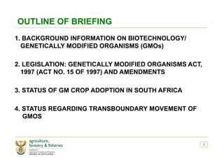 GMO pros and cons and future perspectives | PPT