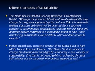 Global Responsibilities for Health Care | PPT