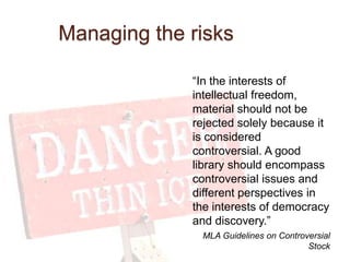 Collections development - policy and practice | PPTX