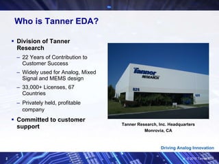About Tanner EDA | PPT