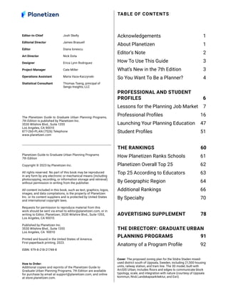 Planetizen Guide to Graduate Urban Planning Programs - 7th Edition ...