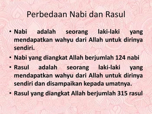 IMAN KEPADA ROSUL ALLAH | PPT