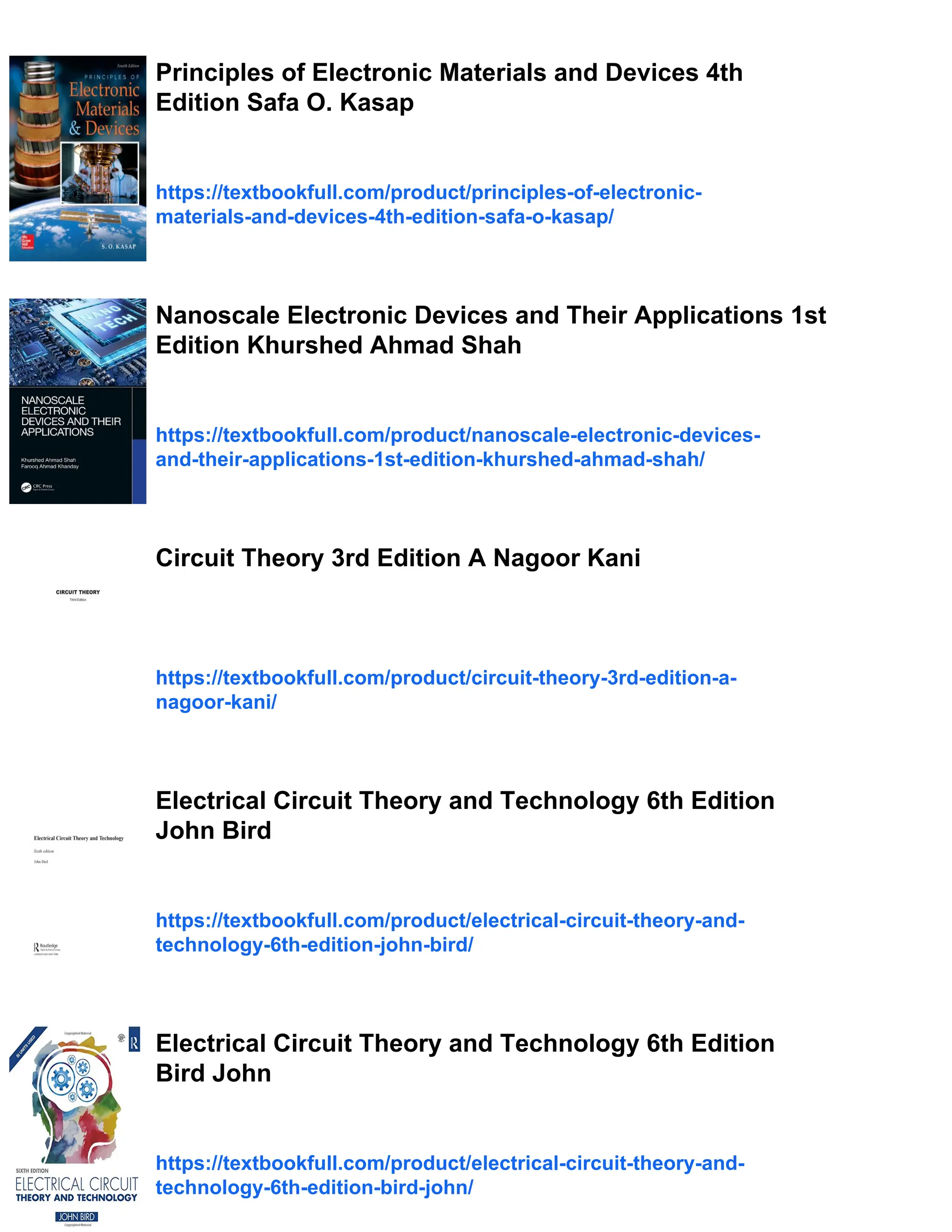 Electronic Devices and Circuit Theory 11th Edition Boylestad Robert ...