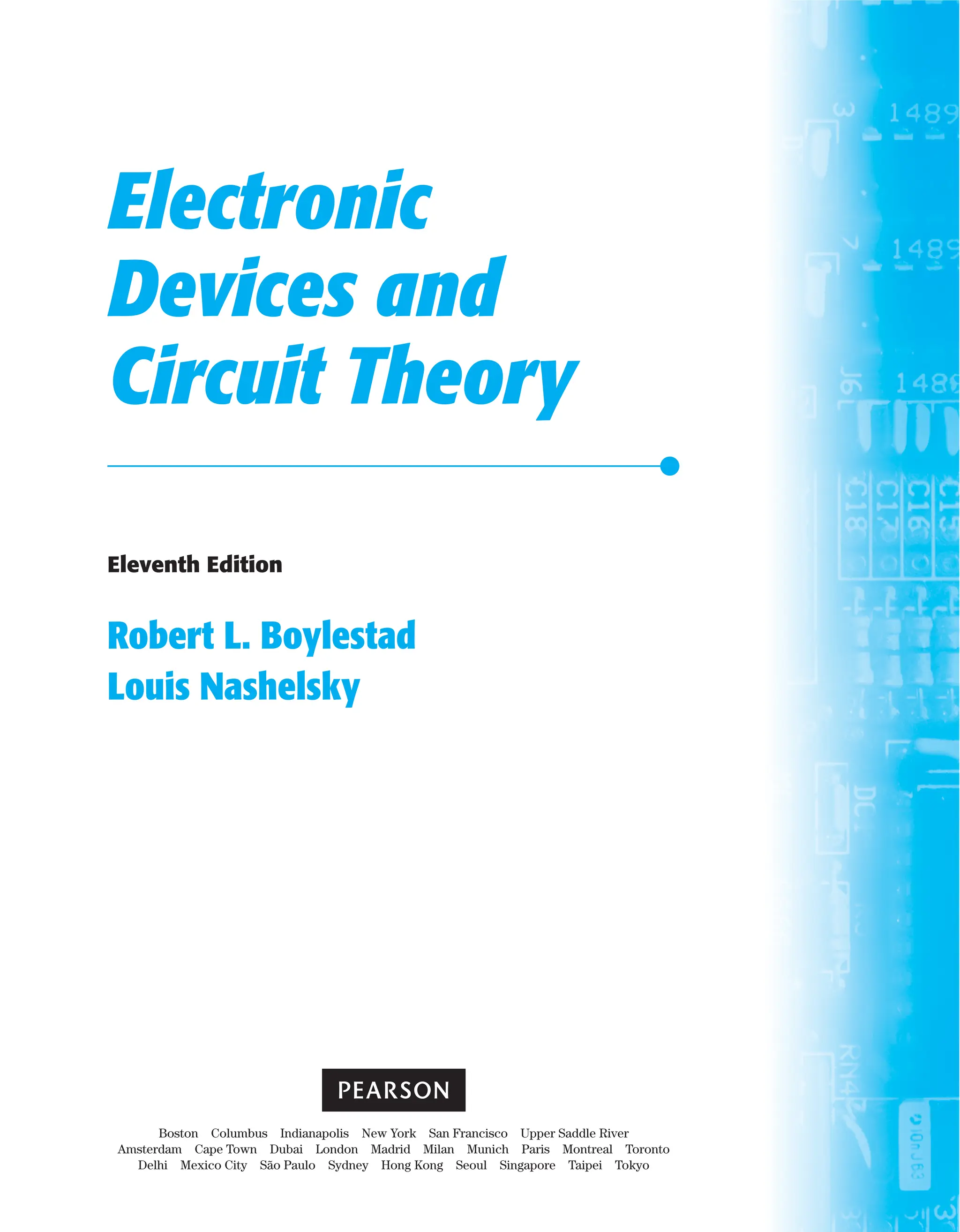 Electronic Devices and Circuit Theory 11th Edition Boylestad Robert Nashelsky Louis | PDF