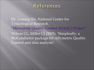 Gene Array Analyzer | PPT