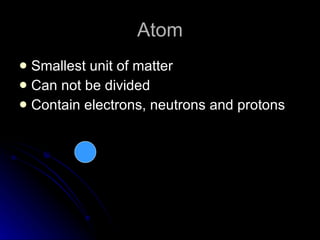 10.06 D5 Atoms Elements Molecules Compounds | PPT