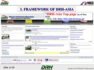 Disaster Reduction Hyperbase (DRH) - Allied Knowledgebase Platforms for ...