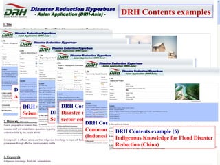 Disaster Reduction Hyperbase (DRH) - Allied Knowledgebase Platforms for ...