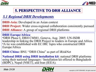 Disaster Reduction Hyperbase (DRH) - Allied Knowledgebase Platforms for ...