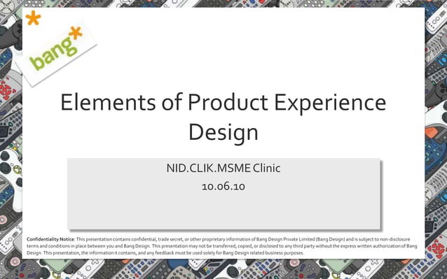 Elements of Product Experience Design | PPTX