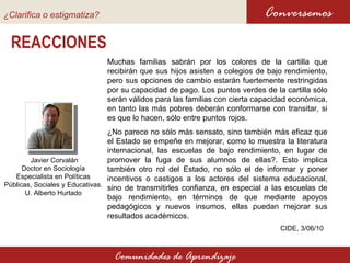Mapas y semáforos SIMCE: ¿Clarifican o estigmatizan? | PPT