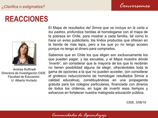 Mapas y semáforos SIMCE: ¿Clarifican o estigmatizan? | PPT
