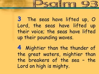 100627 Our Awesome God - Psalm 93 | PPTX