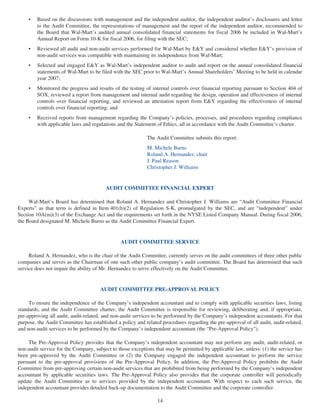 wal mart store 2006 Proxy Statement | PDF