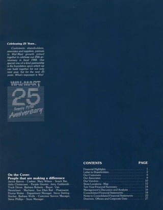 wal mart store1988Annual Report | PDF