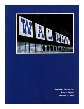 wal mart store1977Annual Report | PDF | Free Download