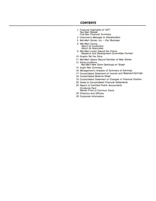 wal mart store1977Annual Report | PDF