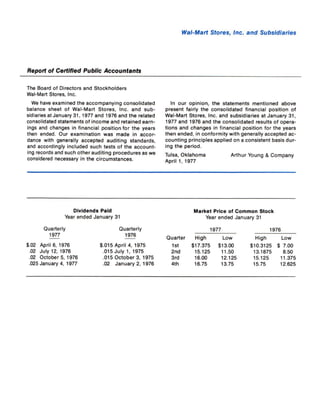 wal mart store1977Annual Report | PDF