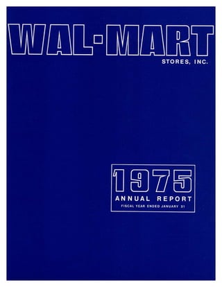 wal mart store1975Annual Report | PDF