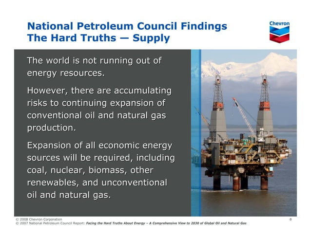 Chevron Corporate Overview | PPT