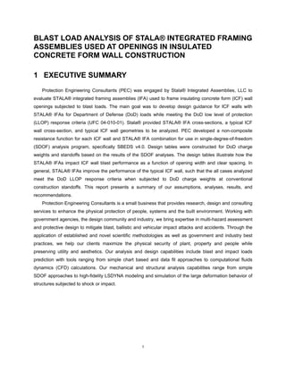 Stala IFA - PEC Blast Analysis | PDF