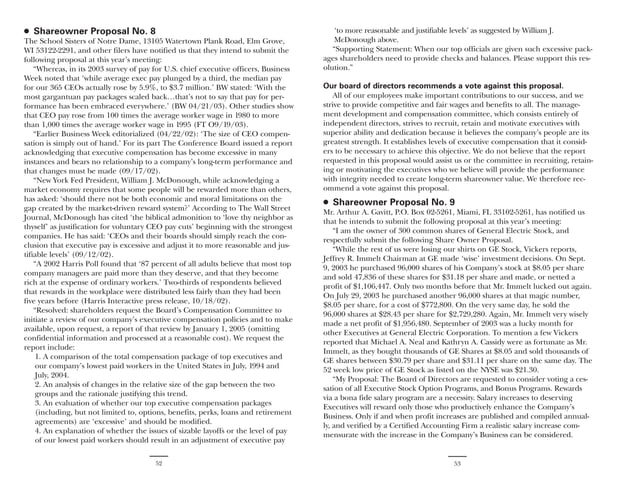 GE# 2004 Proxy Statement | PDF | Business Accounting & Finance | Business
