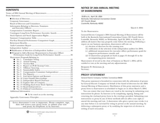 GE# 2004 Proxy Statement | PDF | Business Accounting & Finance | Business