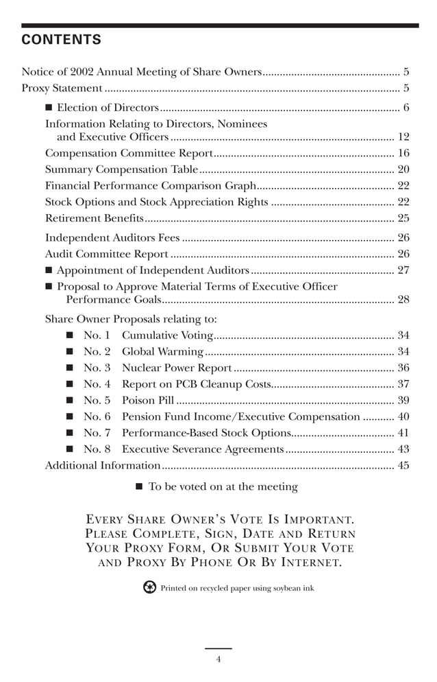 GE# 2002 Proxy Statement | PDF