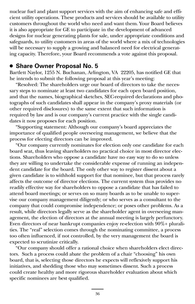 GE# 2001 Proxy Statement (PDF) | PDF
