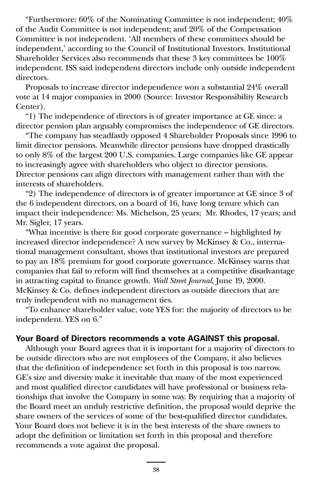 GE# 2001 Proxy Statement (PDF) | PDF