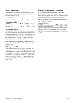 JPMorgan Chase 2007 Complete Annual Report | PDF