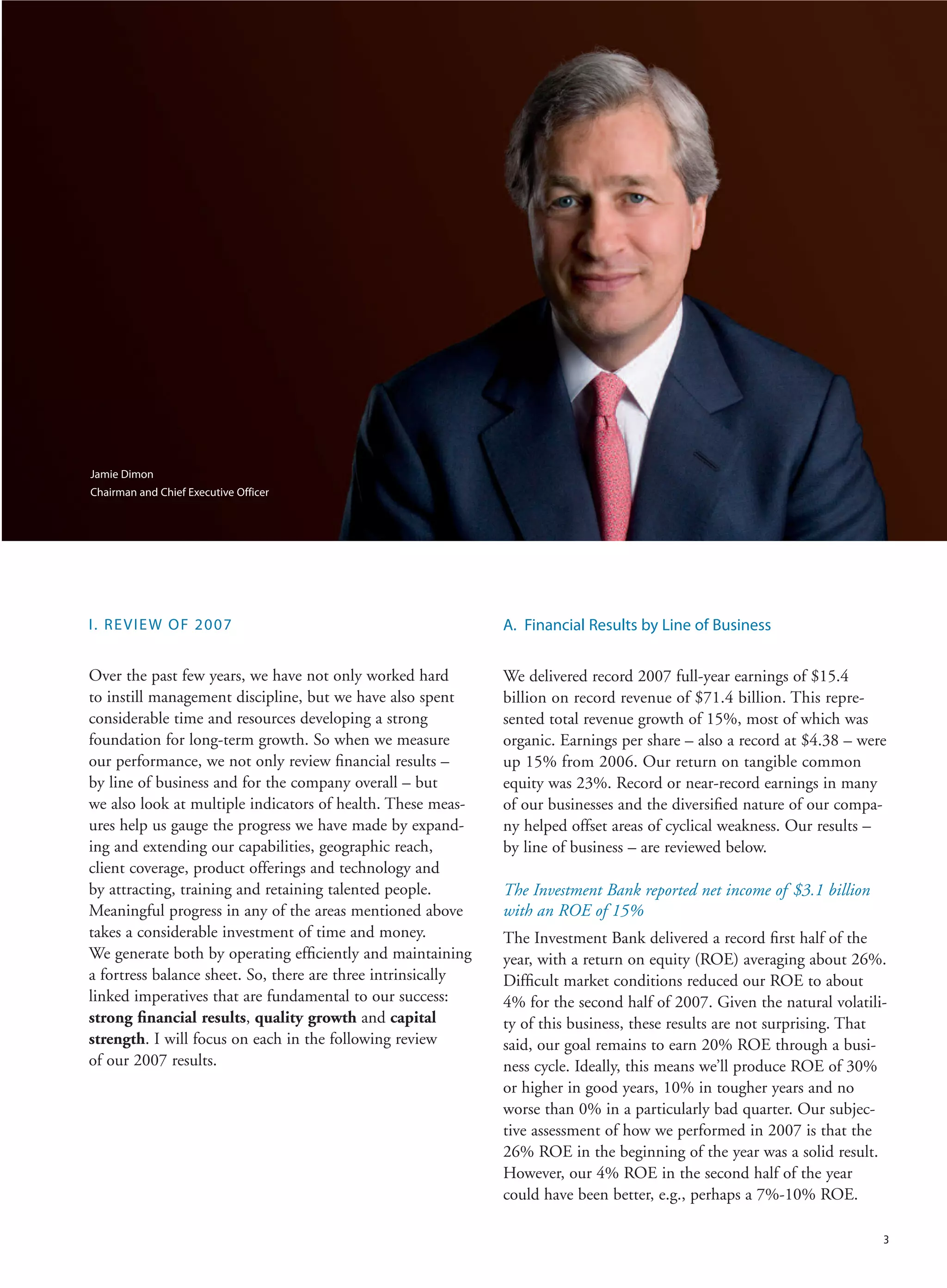 JPMorgan Chase Letter to shareholders | PDF