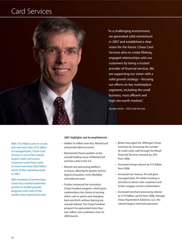 JPMorgan Chase Leadership team and our businesses | PDF