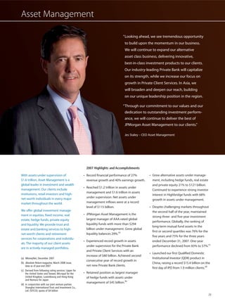 JPMorgan Chase Leadership team and our businesses | PDF