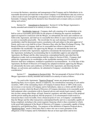 JPMorgan Chase Merger Agreement Amended 3-24-08 | PDF